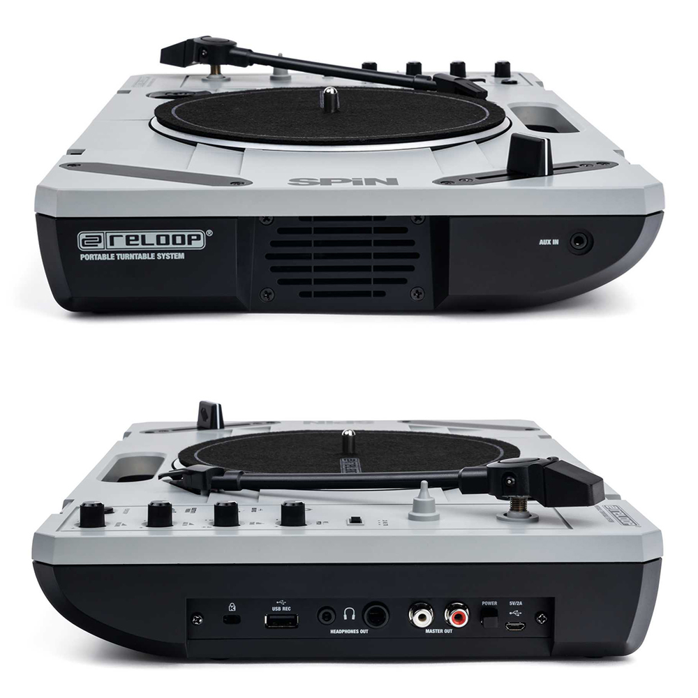 Reloop Spin, Portable Turntable w/ Bluetooth Streaming & USB Recording - The Disc DJ Store